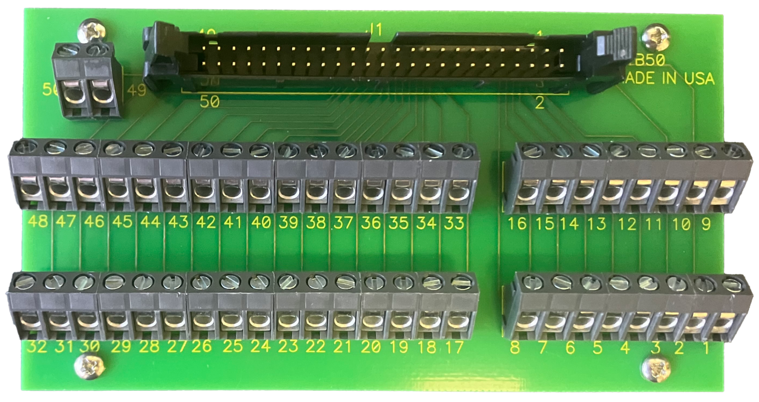STB-XX Screw Terminal Board Family - ACCES I/O Products